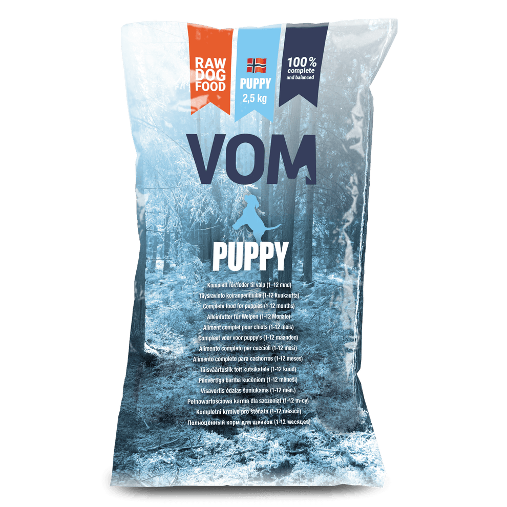 Vom Puppy pullat 2,5kg (VOM-pakastin) – NoutoRekku
